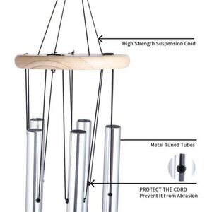 Accents | Extra Large Wind Chimes 57 Inch Deep Tone Outdoor Garden Yard ...